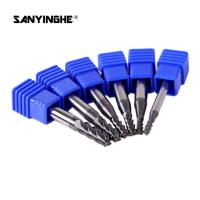 China 65 Degrees Tungsten Carbide Square End Mill 2 3 4 6 Flute Flat Milling Cutter for sale