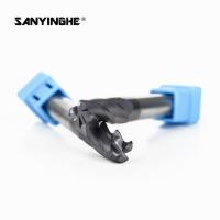 China HRC55 Cnc End Mills Ball Nose 4 Flutes End Mill Solid Tungsten Carbide Milling Cutting Tool for sale