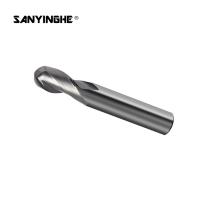 China CNC Solid Carbide Ball Nose End Mills Spheroidal Milling Cutter For Aluminum for sale