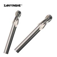 China CNC Solid Carbide Ball Nose End Mills Spheroidal Milling Cutter For Aluminum for sale