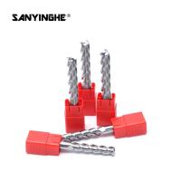 China 2 Flute Tungsten Carbide Square End Mill Flat Milling Cutter For Aluminum Alloy for sale