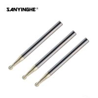 China HRC63 Carbide Tapered Ball End Mills Drill Cutting Tool for sale