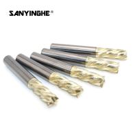 China HRC63 4 Flute Solid Tungsten Carbide Square End Mill CNC Milling Machining Cutter for sale