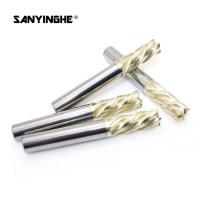 China HRC63 4 Flute Solid Tungsten Carbide Square End Mill CNC Milling Machining Cutter for sale