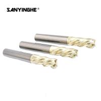 China HRC63 4 Flute Solid Tungsten Carbide Square End Mill CNC Milling Machining Cutter for sale