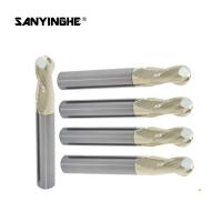 China Hrc45 55 60 Milling Machine Drill Bits CNC Corner Rounding End Mill for sale
