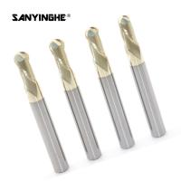 China Hrc45 55 60 Milling Machine Drill Bits CNC Corner Rounding End Mill for sale