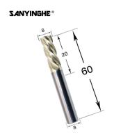 China Solid Tungsten Carbide End Milling Cutter 8mm End Mills Cnc Tool for sale