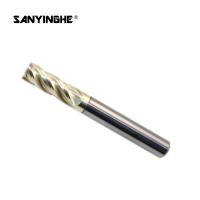 China HRC63 Tungsten Carbide Milling Cutter 4 2 Flute End Mill Cnc Square Milling Cutter for sale