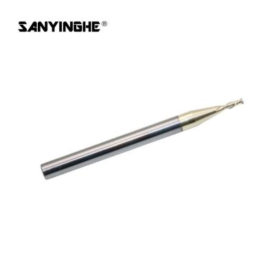 China 4 Flute Flat Milling Cutter 0.2mm  0.3mm  0.4mm 0.5mm 0.6mm CNC Tungsten Carbide End Mill Router Bits for sale