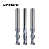 China HRC65 6mm Tungsten Carbide Cutting Tool 2 Flute Carbide End Mill for sale