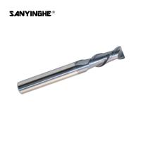 China HRC65 6mm Tungsten Carbide Cutting Tool 2 Flute Carbide End Mill for sale