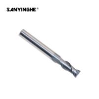 China HRC65 6mm Tungsten Carbide Cutting Tool 2 Flute Carbide End Mill for sale