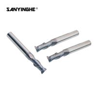 China HRC65 6mm Tungsten Carbide Cutting Tool 2 Flute Carbide End Mill for sale