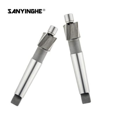 China HSS Taper Shank Carbide Milling Cutter Countersunk Head Knife Countersinking Drill Bit for sale