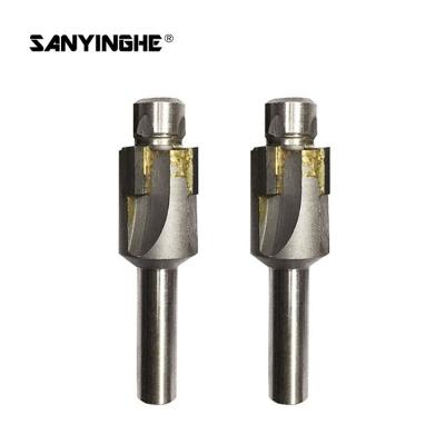 China Round Handle Milling Cutters End Mill Inlaid Alloy Countersink Hole Drill Bit for sale