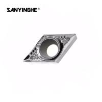 China DCGT11T304 CNC Lathe Carbide Cutting Turning Tools AK Aluminum Copper Turning Insert for sale