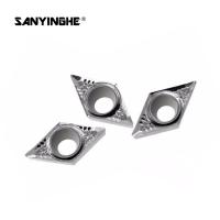 China DCGT11T304 CNC Lathe Carbide Cutting Turning Tools AK Aluminum Copper Turning Insert for sale