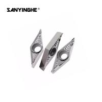 China VCGT160404 Cemented Carbide CNC Lathe Cutting Tools For Aluminum Outer Round Diamond Blade for sale