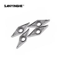 China VCGT160404 Cemented Carbide CNC Lathe Cutting Tools For Aluminum Outer Round Diamond Blade for sale
