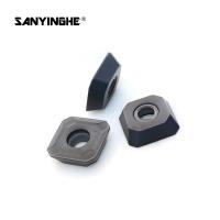 China Carbide CNC Face Milling Inserts Indexable Cutter Blade R245-12T3M-PM For Roughing Tungsten Carbide Face Milling Cutter for sale