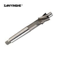 China Guide Column Carbide Milling Cutter Flat Bottom HSS Countersink Drill Bit Set for sale