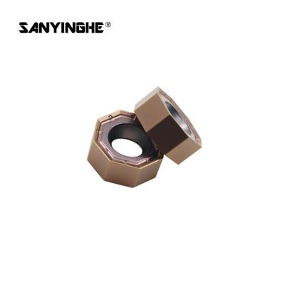 China ONMU050505 Tungsten Carbide Milling Inserts For Stainless Steel Cast Iron Steel for sale