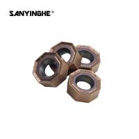 China ONMU050505 Tungsten Carbide Milling Inserts For Stainless Steel Cast Iron Steel for sale