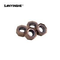 China ONMU050505 Tungsten Carbide Milling Inserts For Stainless Steel Cast Iron Steel for sale