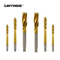 China Titanium-Plated Cobalt-Containing Tap Spiral Tapping Stainless Steel Special Machine Tap High-Speed Steel for sale