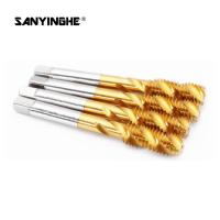 China Titanium-Plated Cobalt-Containing Tap Spiral Tapping Stainless Steel Special Machine Tap High-Speed Steel for sale