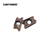 China LNPU110408SRGE Shoulder Milling Cutter Inserts CNC Milling Tool High Feed for sale