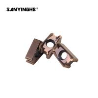 China LNPU110408SRGE Shoulder Milling Cutter Inserts CNC Milling Tool High Feed for sale