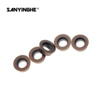 China CNC Carbide Milling Inserts Cutting Blade Tools RPMW1003MO For Cutting Cast Steel Internal for sale