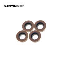 China CNC Carbide Milling Inserts Cutting Blade Tools RPMW1003MO For Cutting Cast Steel Internal for sale