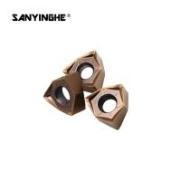 China WNMU080608 Carbide Milling Inserts 90 Degree 6 Angle Double-Sided Milling Cutter Cast Iron for sale
