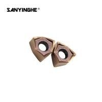 China WNMU080608 Carbide Milling Inserts 90 Degree 6 Angle Double-Sided Milling Cutter Cast Iron for sale