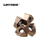 China WNMU080608 Carbide Milling Inserts 90 Degree 6 Angle Double-Sided Milling Cutter Cast Iron for sale