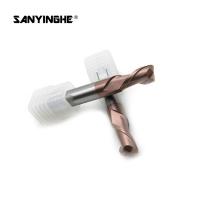China 2 Flute Solid Carbide Milling Cutter HRC55 Tungsten Steel Cnc End Mill For Steel Side Milling for sale