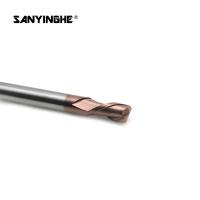 China 2 Flute Solid Carbide Milling Cutter HRC55 Tungsten Steel Cnc End Mill For Steel Side Milling for sale