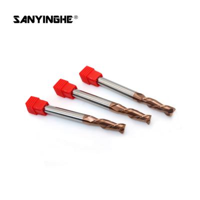 China 2 Flutes Carbide Flat End Mill CNC Milling Cutter Cast Iron for sale
