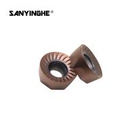 China R6 Round Tungsten Cutter Carbide CNC Milling Inserts RCKT1204MO for sale