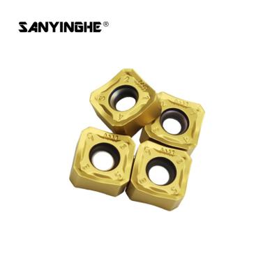 China Tungsten Carbide Cnc Machine Tool Insert SNMX1206ANN Cemented High Feed Rate Milling Insert for sale