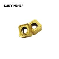 China Tungsten Carbide Cnc Machine Tool Insert SNMX1206ANN Cemented High Feed Rate Milling Insert for sale