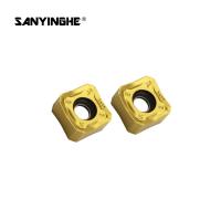 China Tungsten Carbide Cnc Machine Tool Insert SNMX1206ANN Cemented High Feed Rate Milling Insert for sale