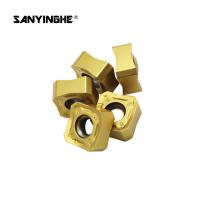 China Tungsten Carbide Cnc Machine Tool Insert SNMX1206ANN Cemented High Feed Rate Milling Insert for sale