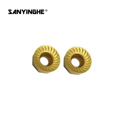 China Round CNC Carbide Milling Inserts Cutter RCKT10T3MO PVD Coated for sale