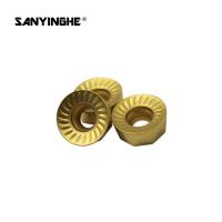 China Round CNC Carbide Milling Inserts Cutter RCKT10T3MO PVD Coated for sale