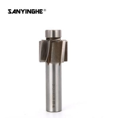 China Countersunk Hole Carbide Milling Cutter White Steel High Speed Cnc Milling Tools for sale