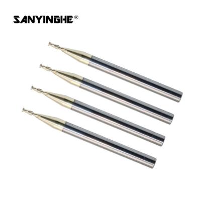 China HRC63 2 3 4 Flutes Flat Aluminum End Mills 24mm Cutting Tool For Stainless Steel for sale